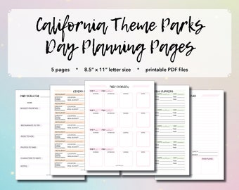 California Theme Parks: Budget Planning Pages Vacation Planning ...