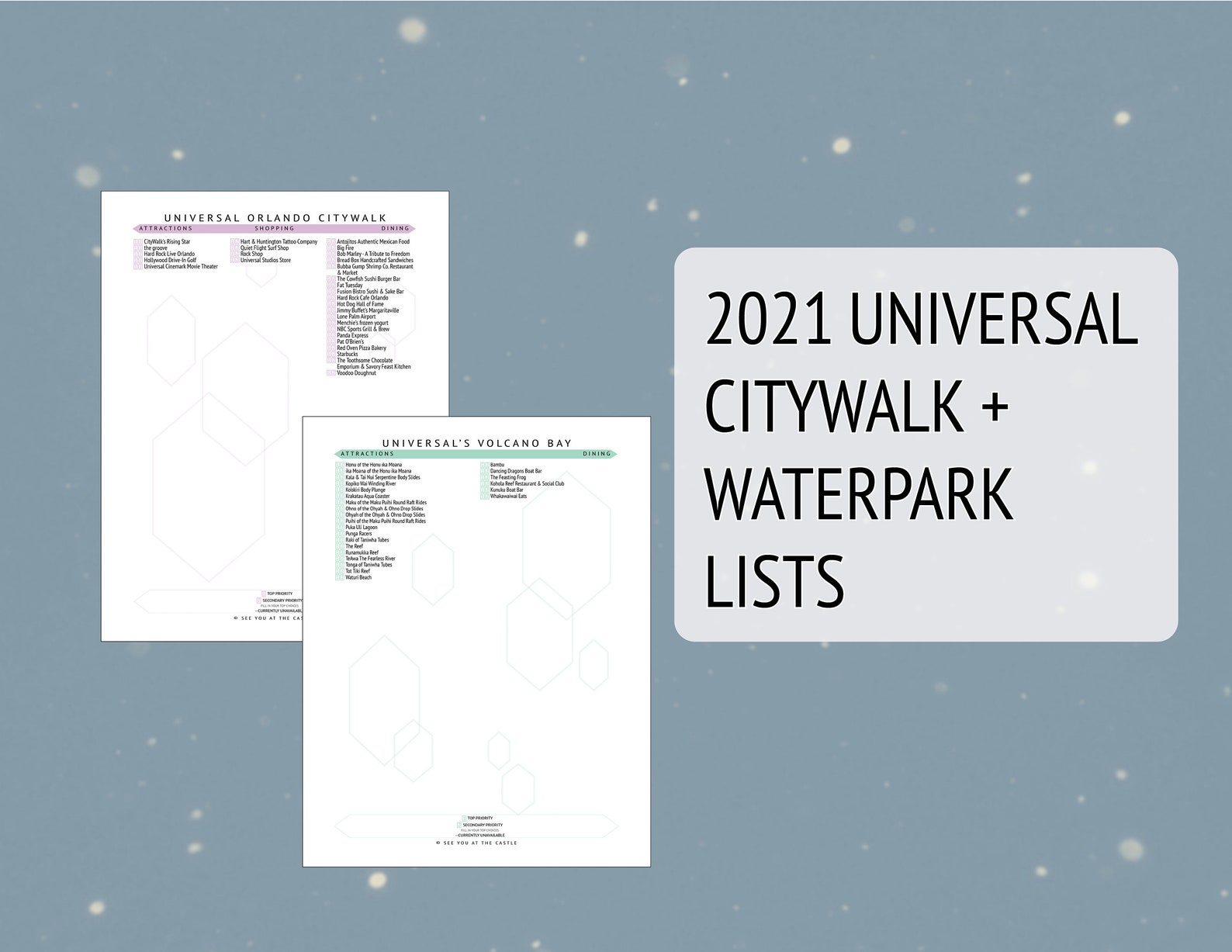 Universal Studios Orlando: Park Guides Kit - Vacation Planning ...