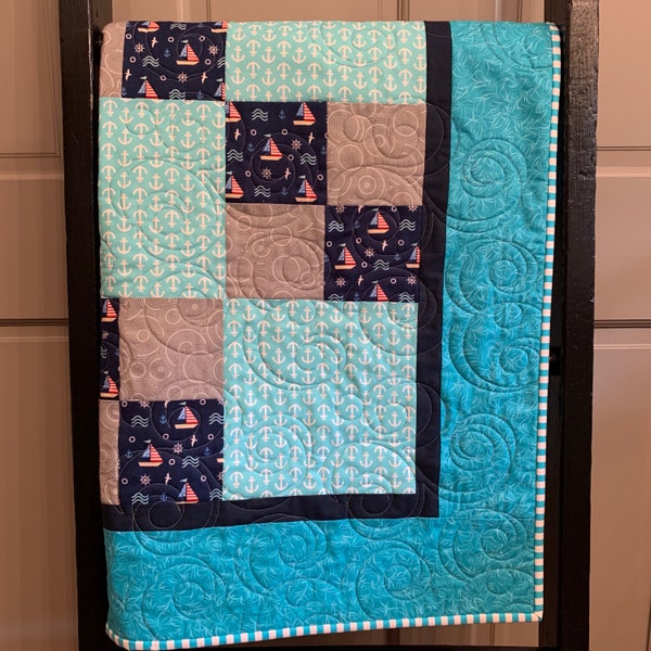 Nautical Quilt - Etsy