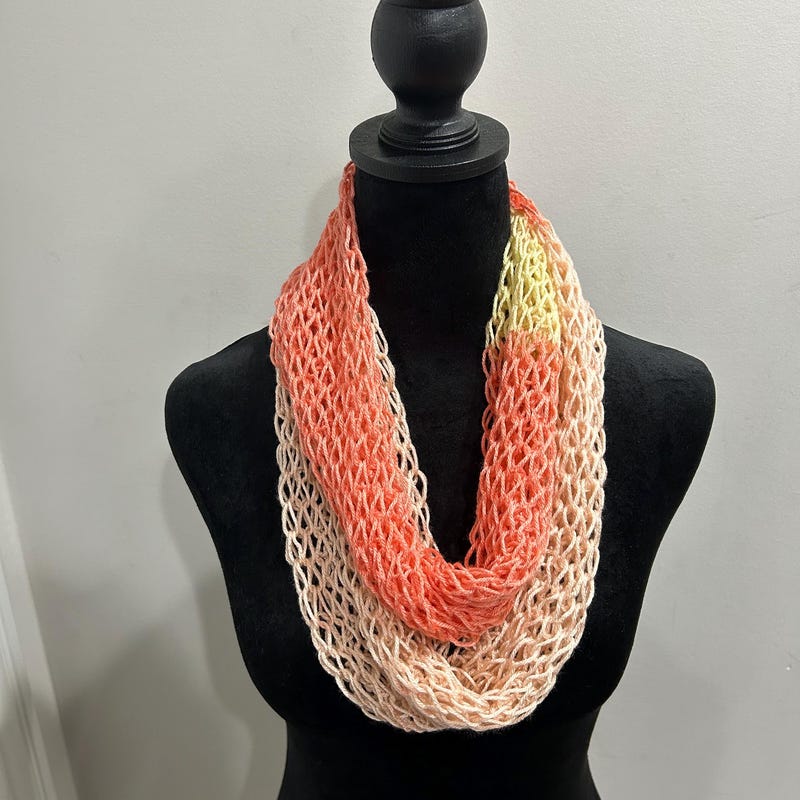 Drop Stitch Scarf - Etsy