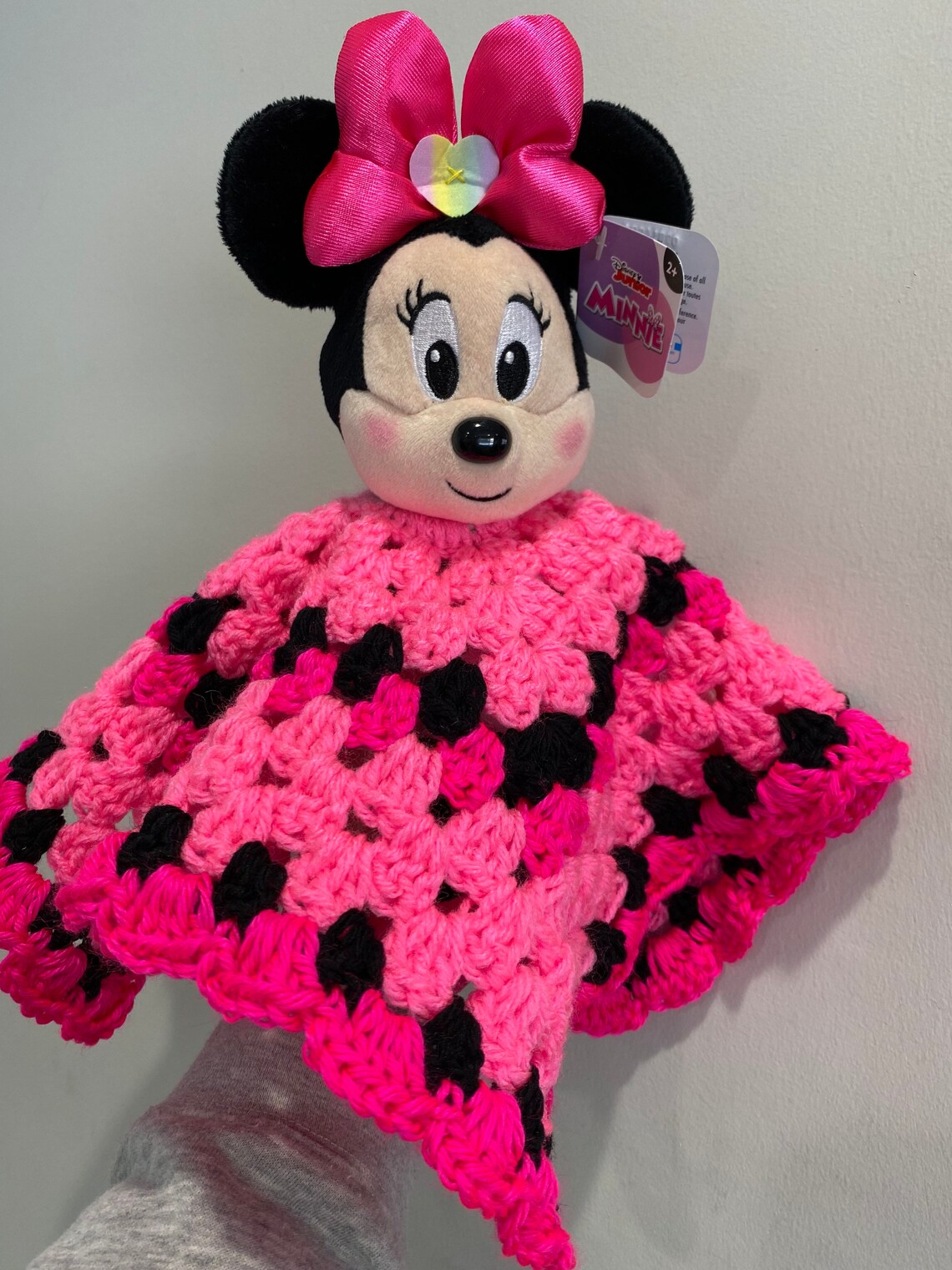 Mickey and Minnie Mouse Lovey | Etsy