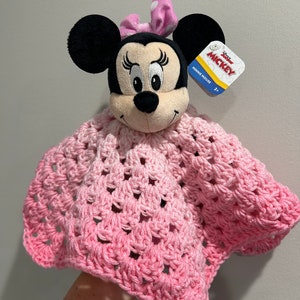 Mickey and Minnie Mouse Lovey - Etsy