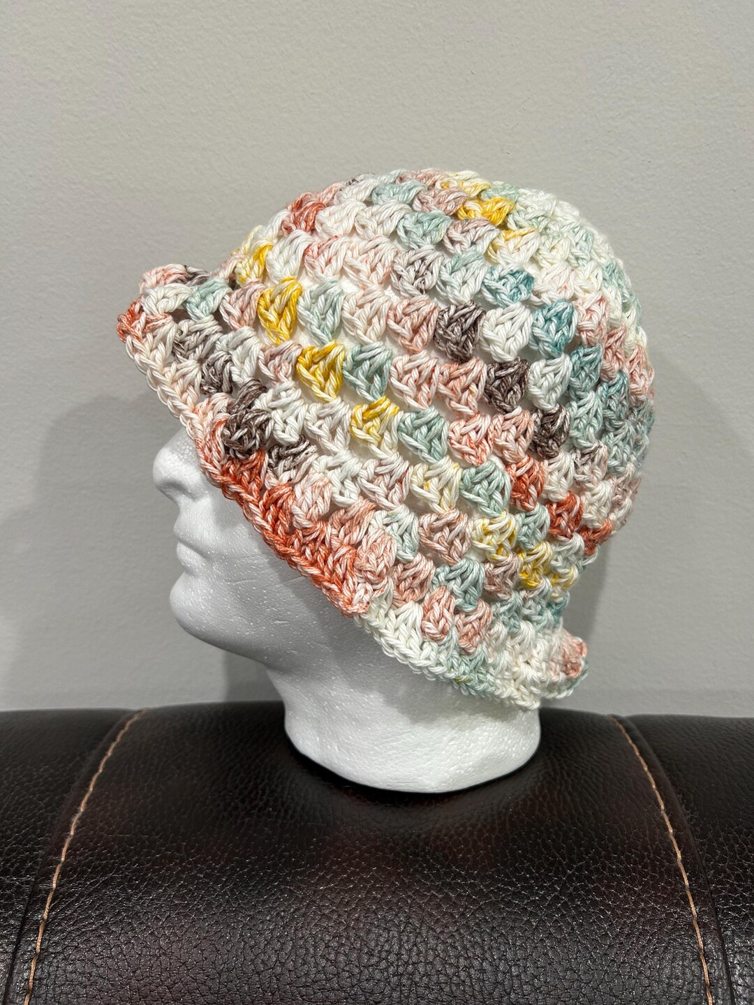 Bucket Hat - Granny Style - Sunlit Seafoam - Etsy