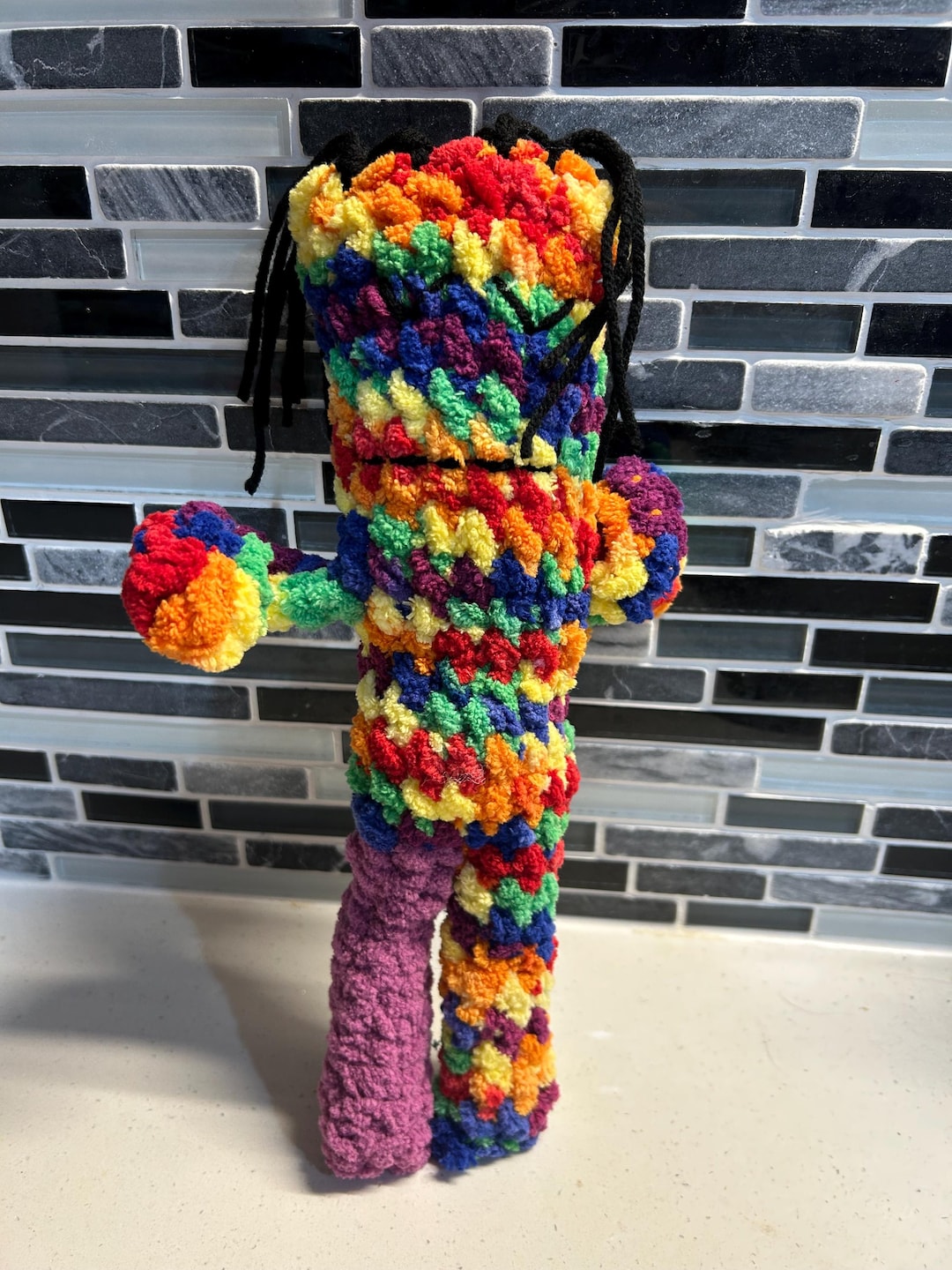 Crochet Dammit Doll - Rainbow - Etsy