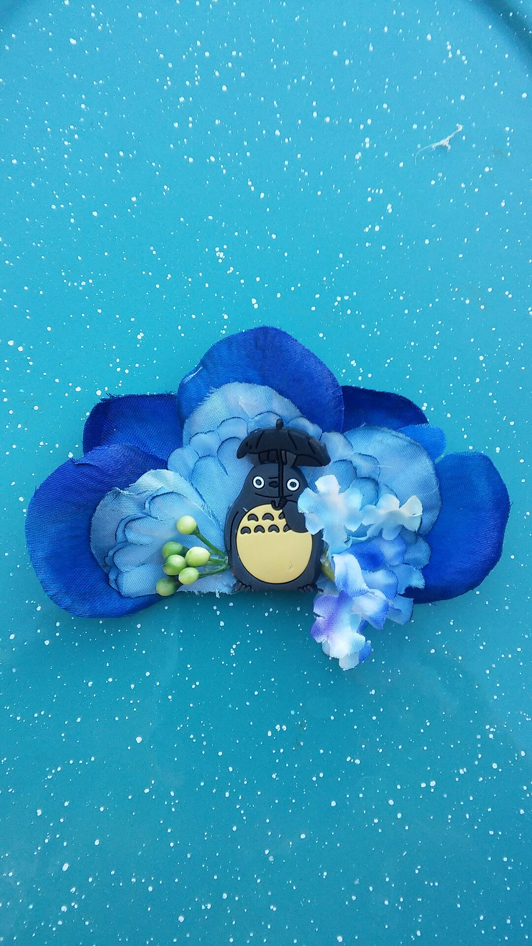 Anime Catlike Blue Cloud Flower Hair Clip Inspired by Japanese Anime ...