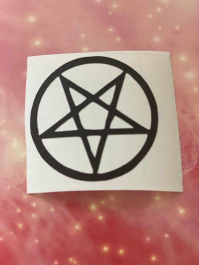 Pentagram/pentacle Vinyl/decal Sticker - Etsy