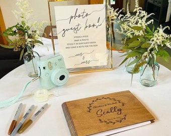 Wedding Guest Photo Book Sign - Etsy