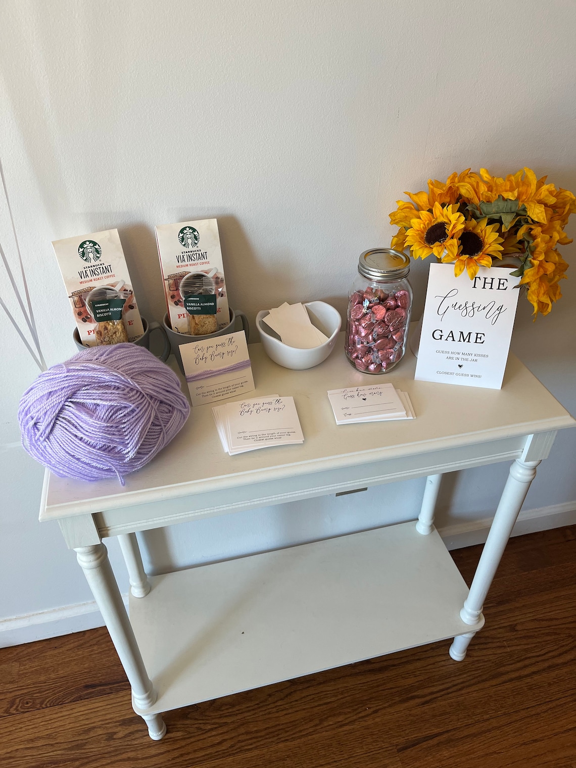 Printable Baby Shower Game / the Guessing Game Sign / Guess | Etsy