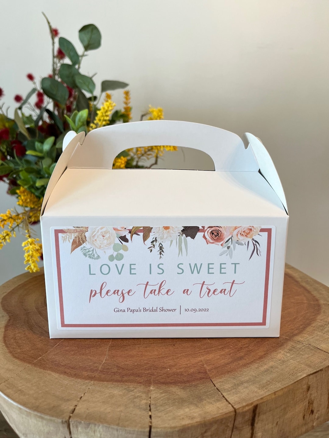 Bridal Shower Dessert Boxes / Wedding Dessert Boxes / Dessert Bar Box ...