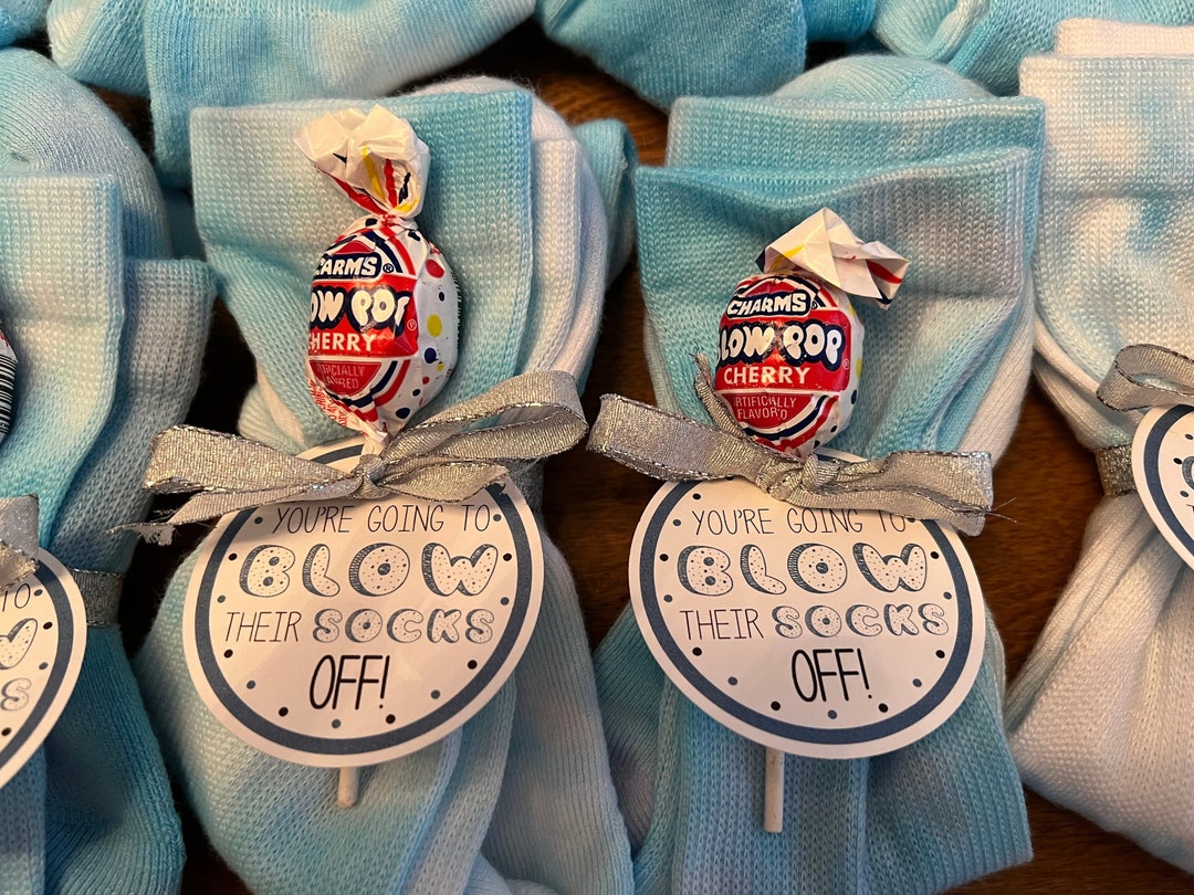 Blow Their Socks off Labels ONLY / Cheer Gift / Competition Season ...