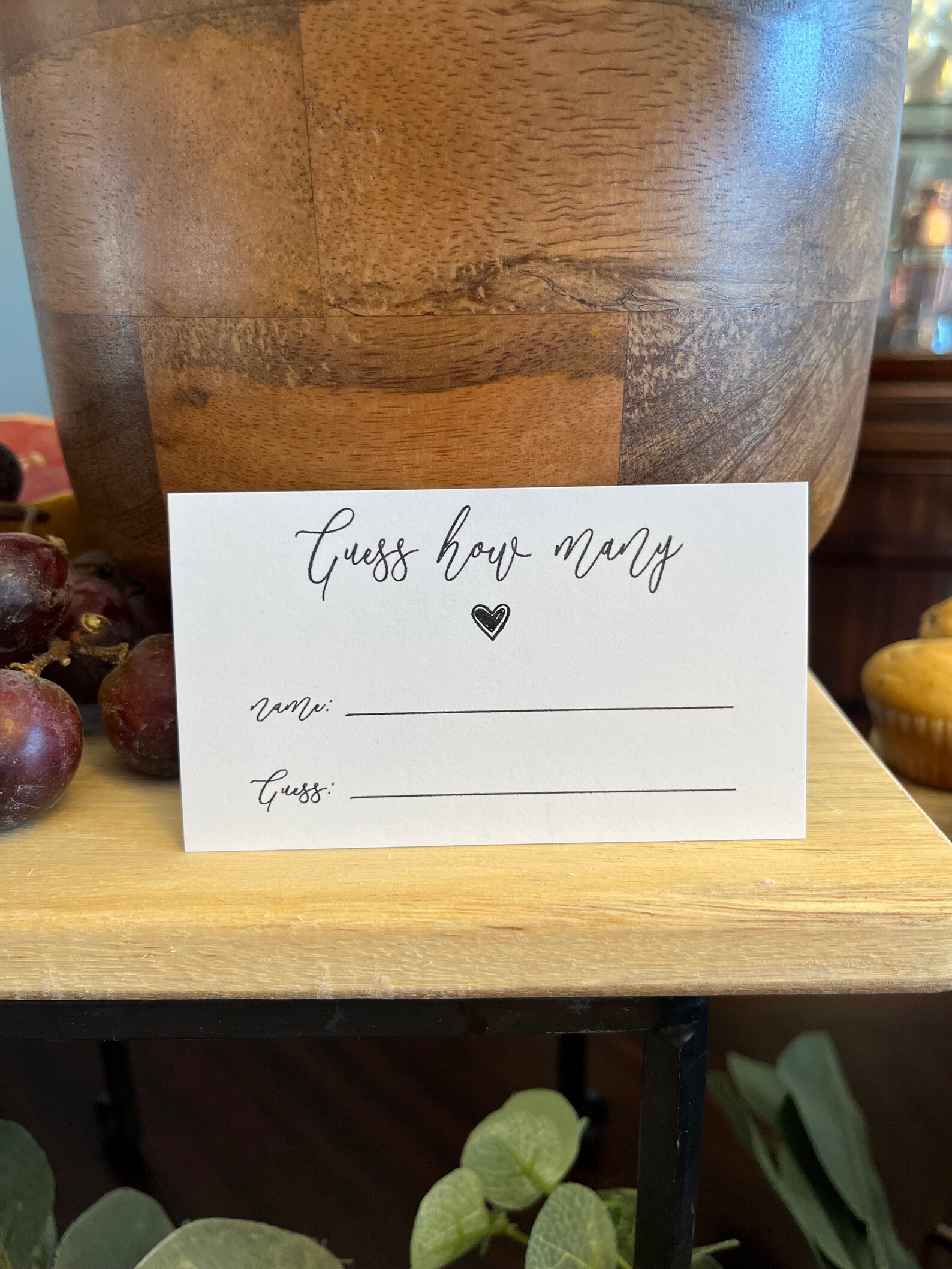 Printable Baby Shower Game / the Guessing Game Sign / Guess How Many ...