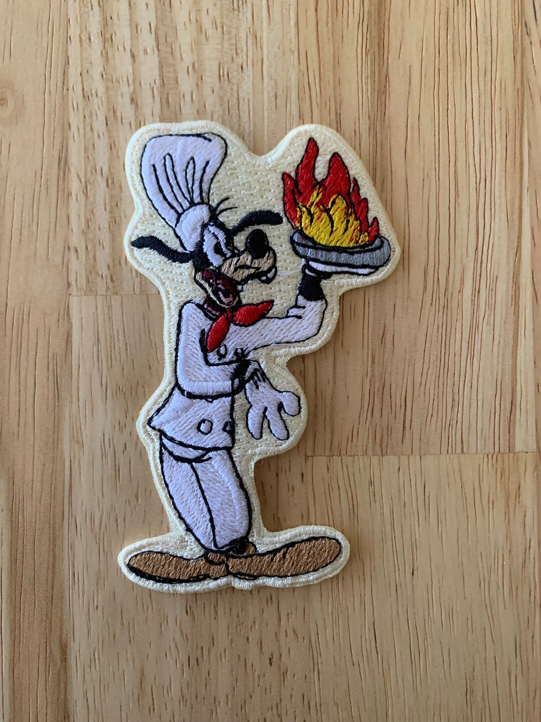 Chef Goofy, Applique Iron On - Etsy