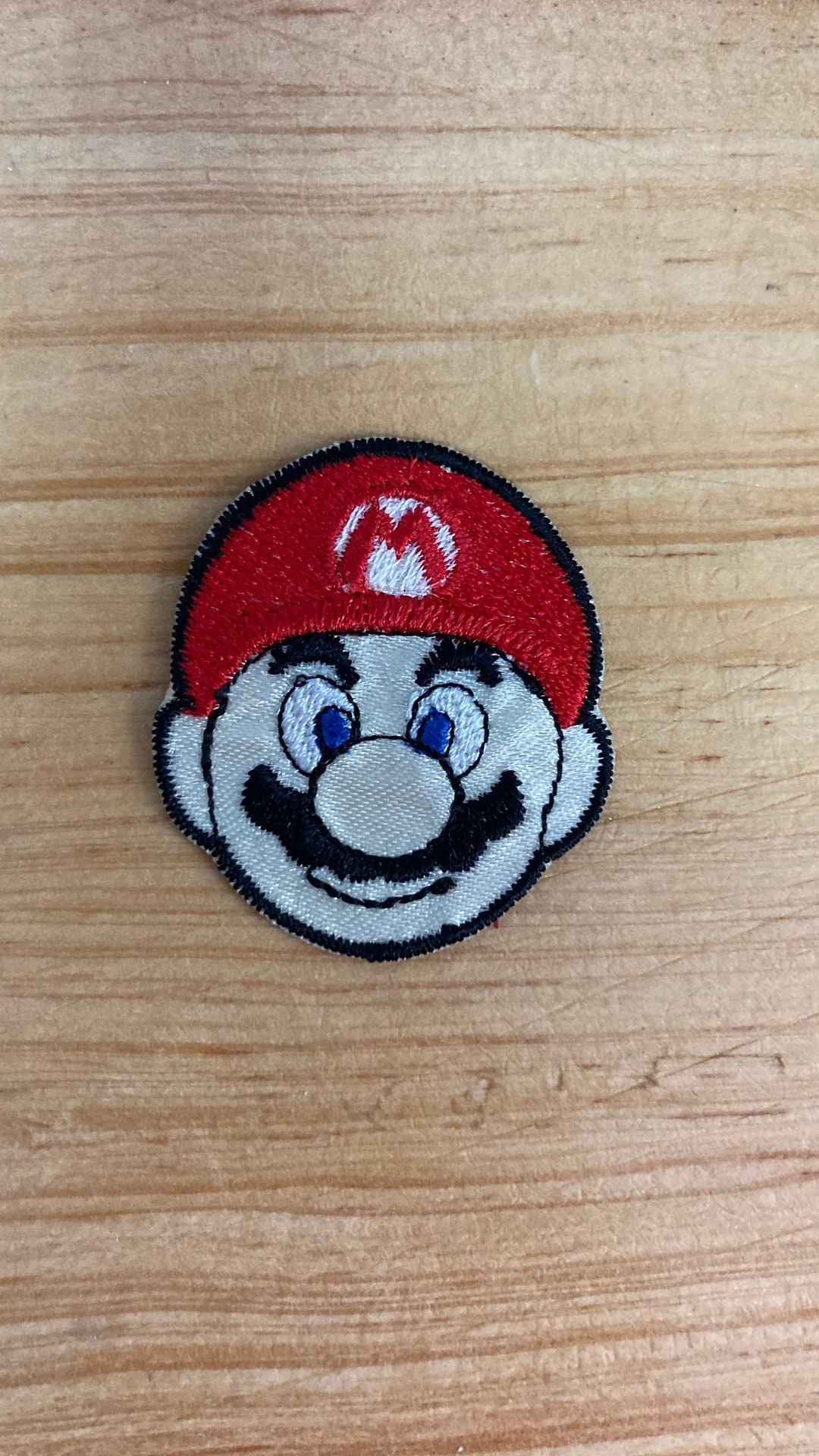 Mario Bros Embroidered Patch Cartoon Applique Iron on Craft Vintage ...