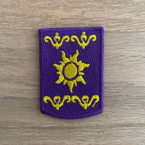 Princess Rapunzel tangled Kingdom Sun Embroidered Patch - Etsy