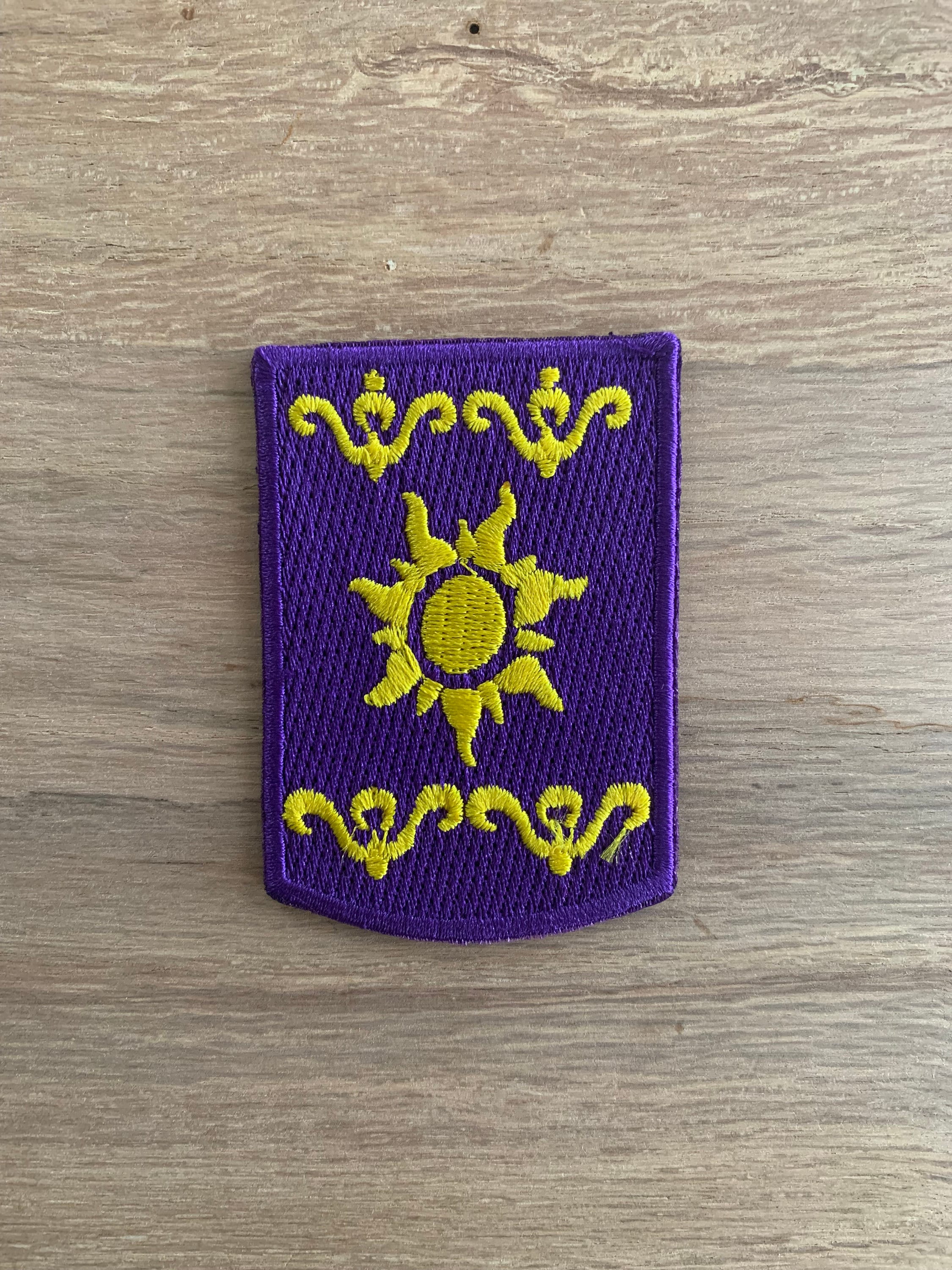 Princess Rapunzel tangled Kingdom Sun Embroidered Patch | Etsy