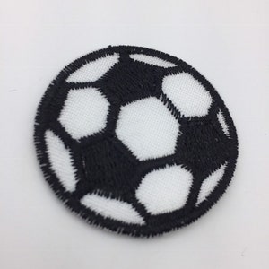 Soccer Ball Mini, Embroiederd Patch - Etsy