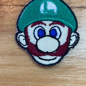 Luigi Inspired Embroidered Patch - Etsy