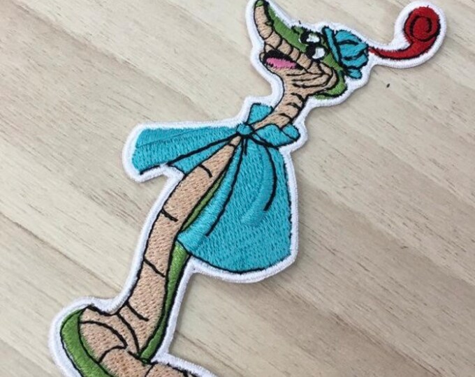 Sir Hiss With Stork Costume Inspired Embroidered Patch Vintage Iron on ...