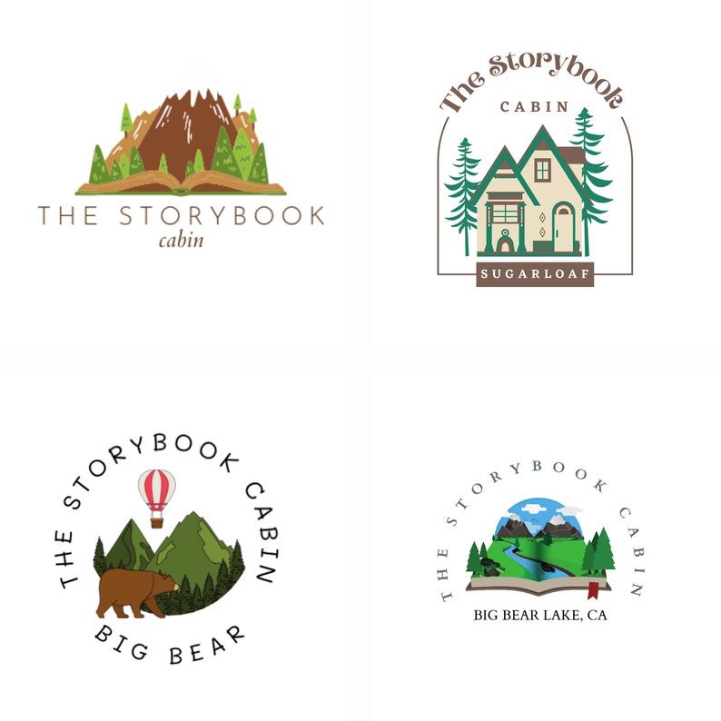 Short Term Rental Logo / Custom Logo / Logo Design / Mountain Logo ...