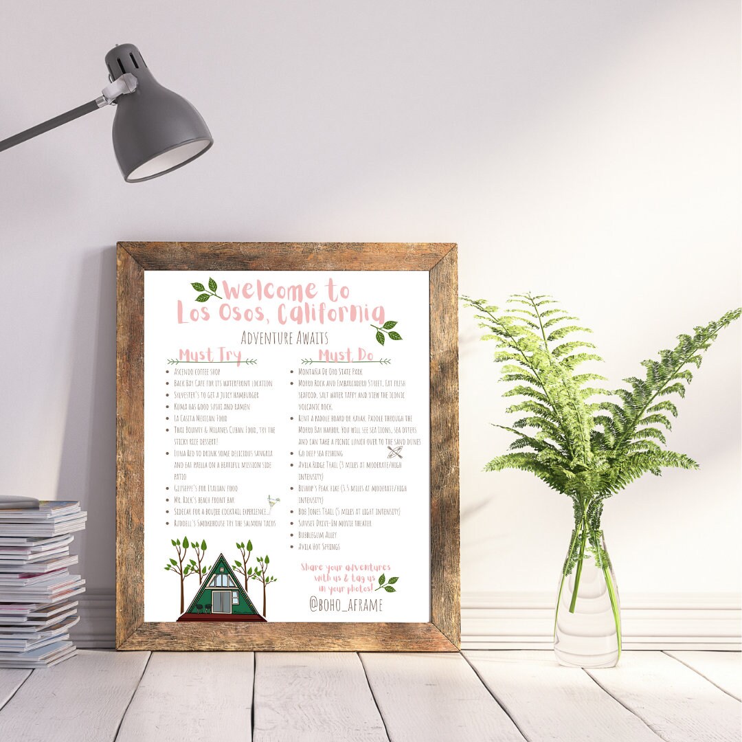 Airbnb Welcome Poster, VRBO Poster, Airbnb Host, Vacation Rental Sign ...