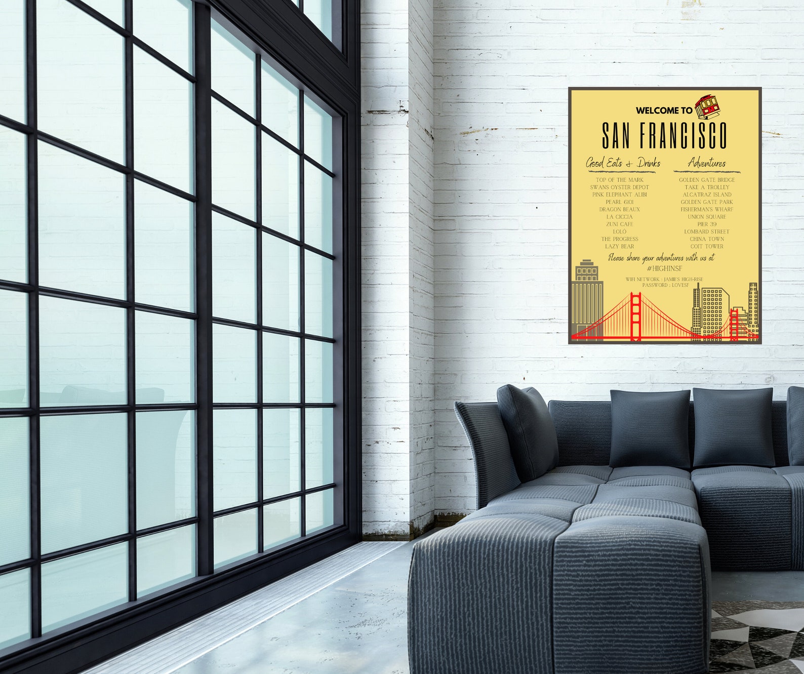 Airbnb Welcome Poster, VRBO Poster, Airbnb Host, Vacation Rental Sign ...