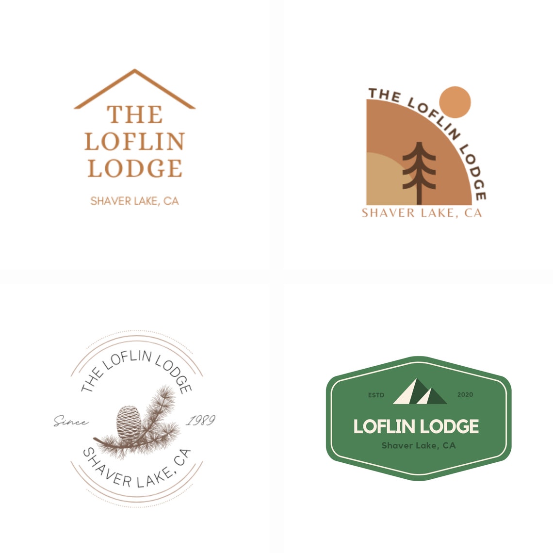 Short Term Rental Logo / Custom Logo / Logo Design / Mountain | Etsy