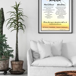 Airbnb Welcome Poster, VRBO Poster, Airbnb Host, Vacation Rental Sign ...