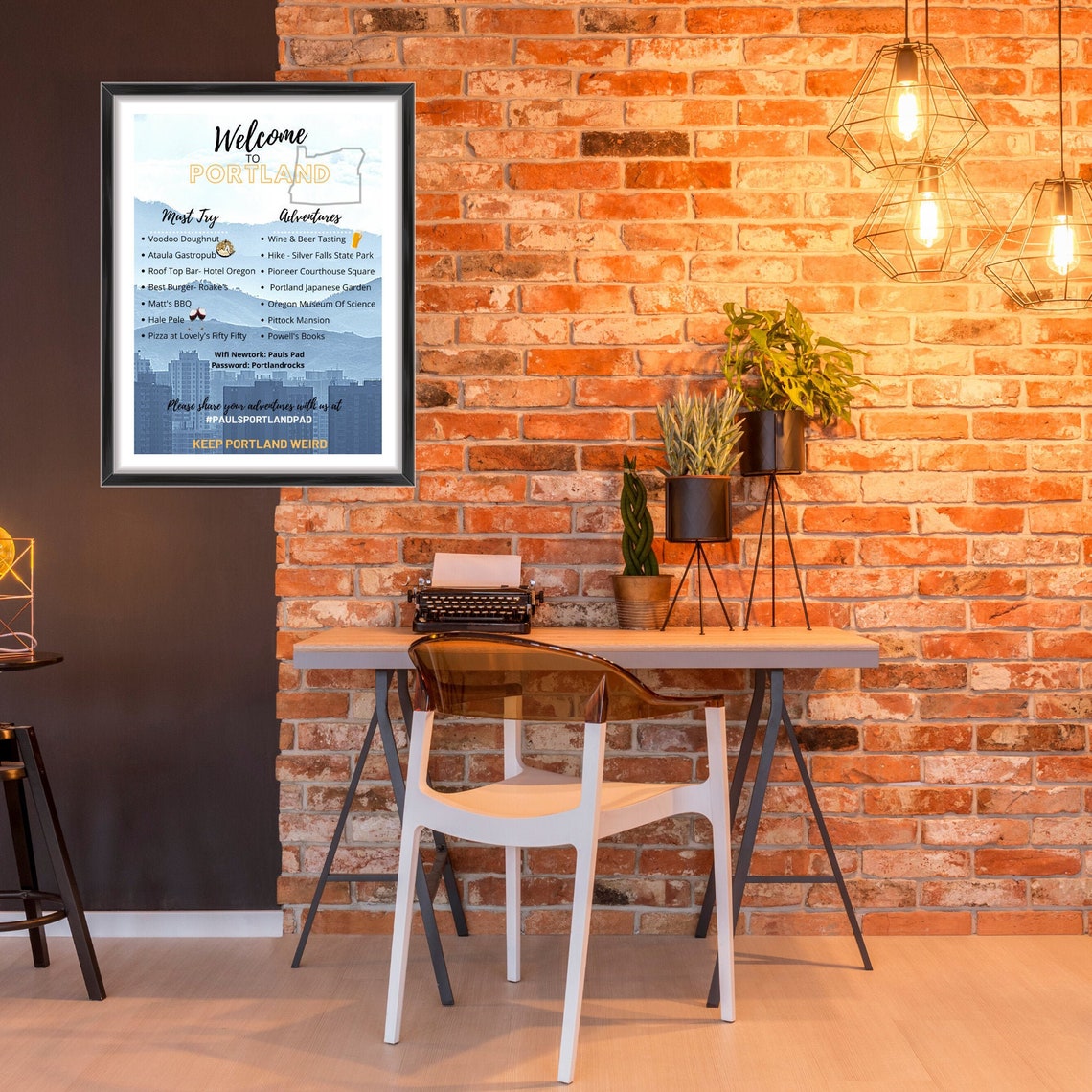 Airbnb Welcome Poster, VRBO Poster, Airbnb Host, Vacation Rental Sign ...