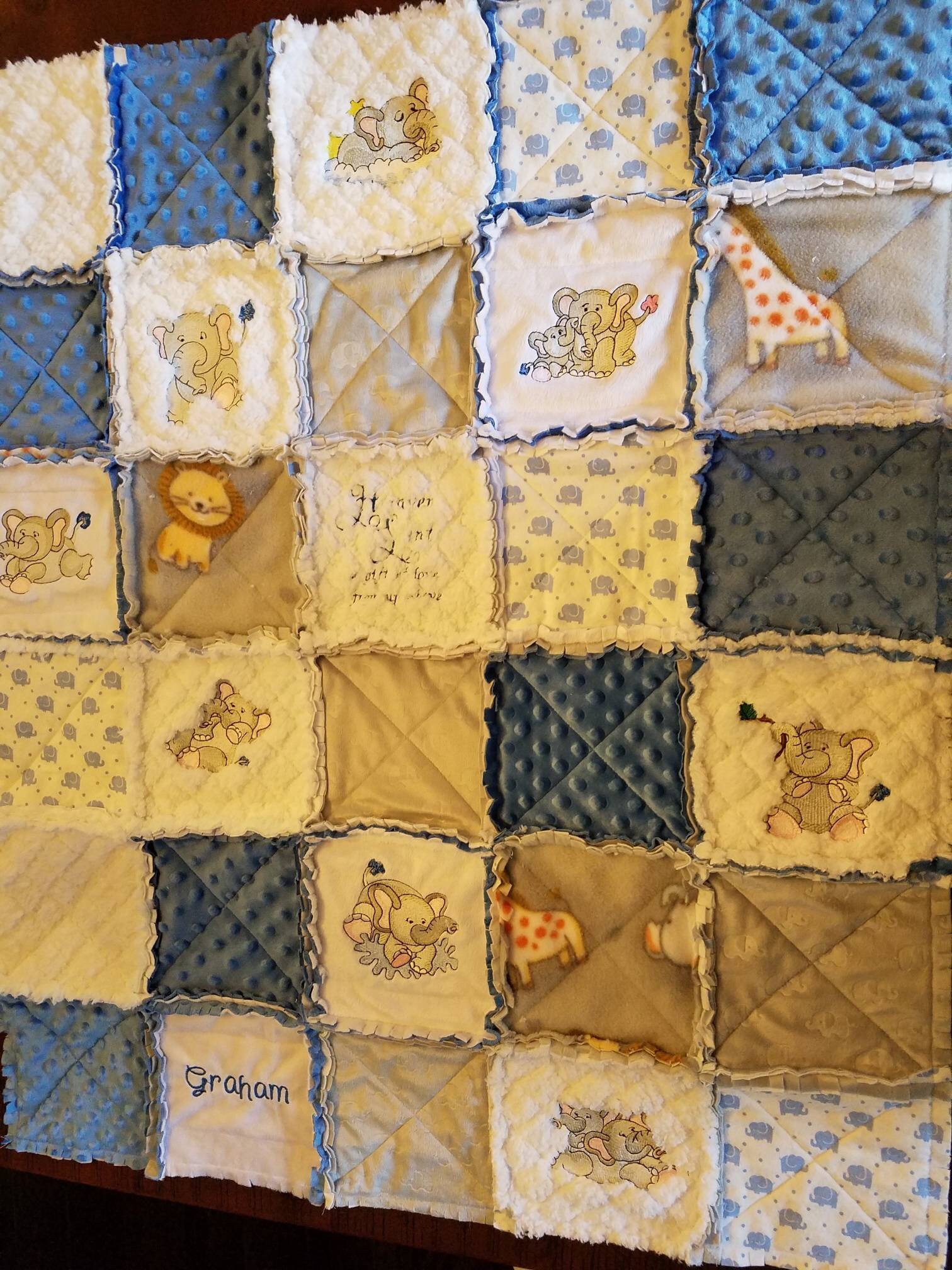 Cuddle Rag Quilt - Etsy