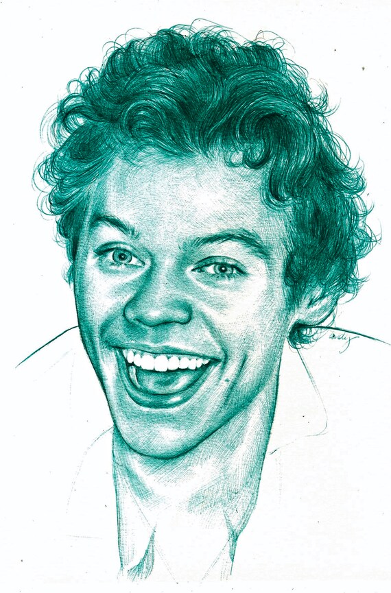 Harry Styles Drawing Pen