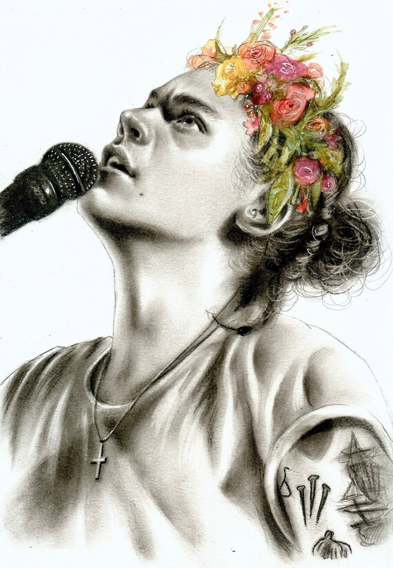 Harry Styles Flower Crown