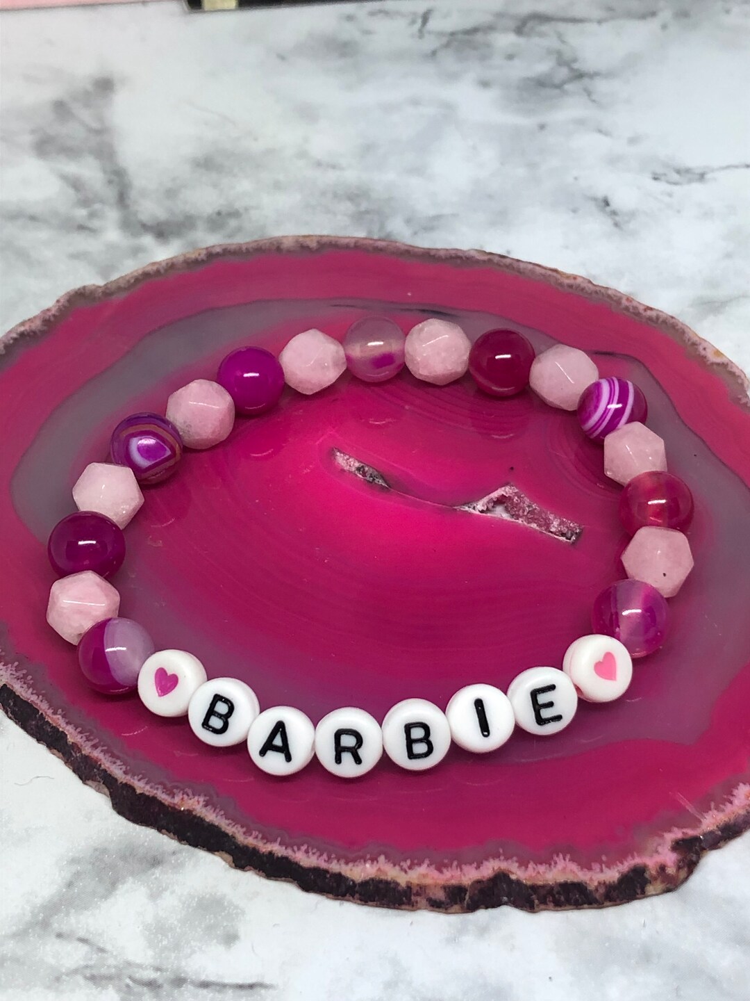 Barbie, Barbie Bracelet, Barbie Jewelry, Pink Bracelet, Pink Jewelry ...