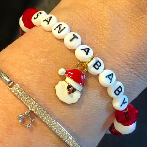 Santa Baby, Santa Bracelet, Santa Jewelry, Christmas Bracelet ...