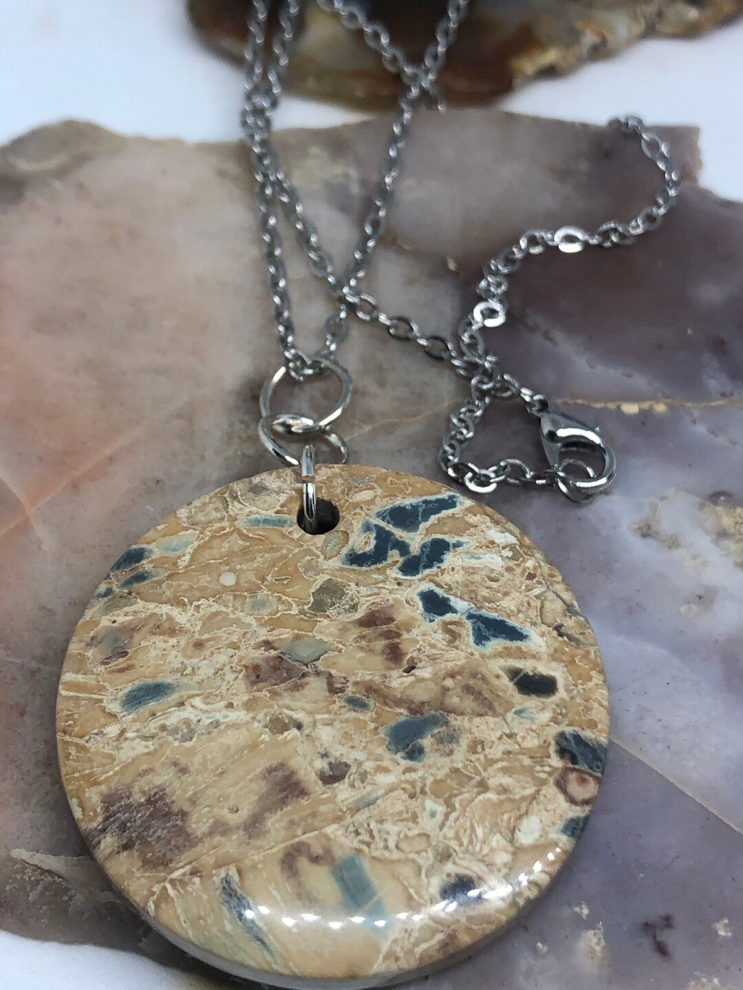 Confederate Jasper, Confederate Jasper Pendant, Confederate Jasper ...