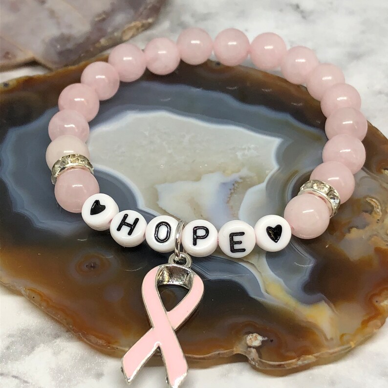 Breast Cancer Breast Cancer Awareness Bracelet Breast Cancer - Etsy