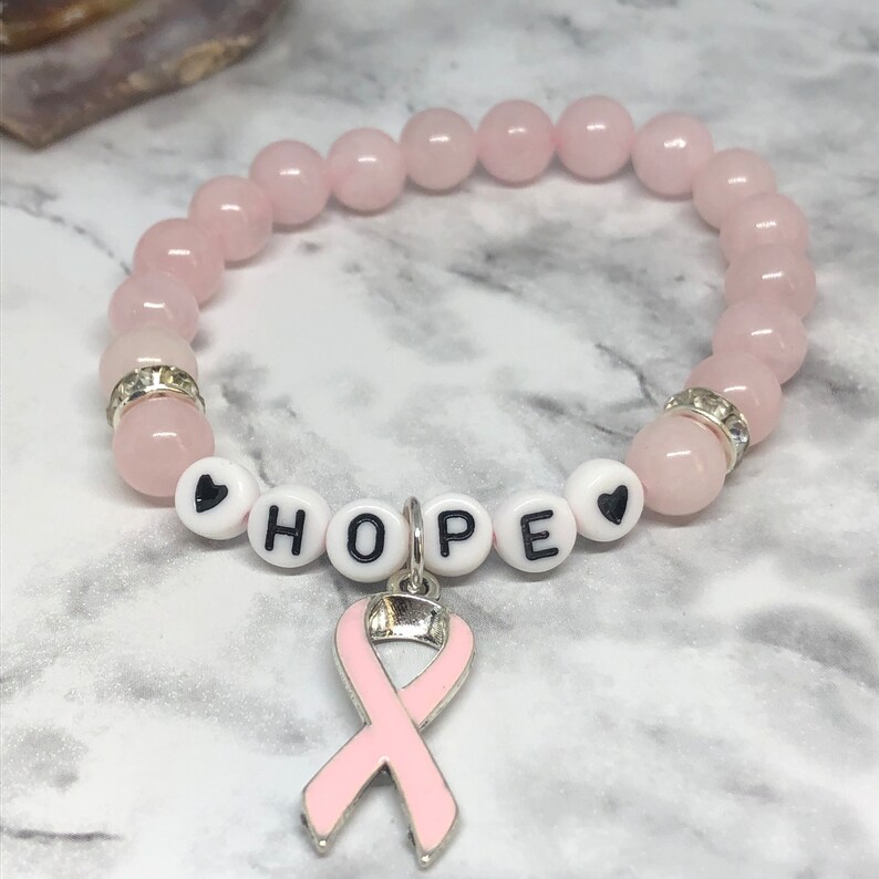 Breast Cancer Breast Cancer Awareness Bracelet Breast Cancer - Etsy