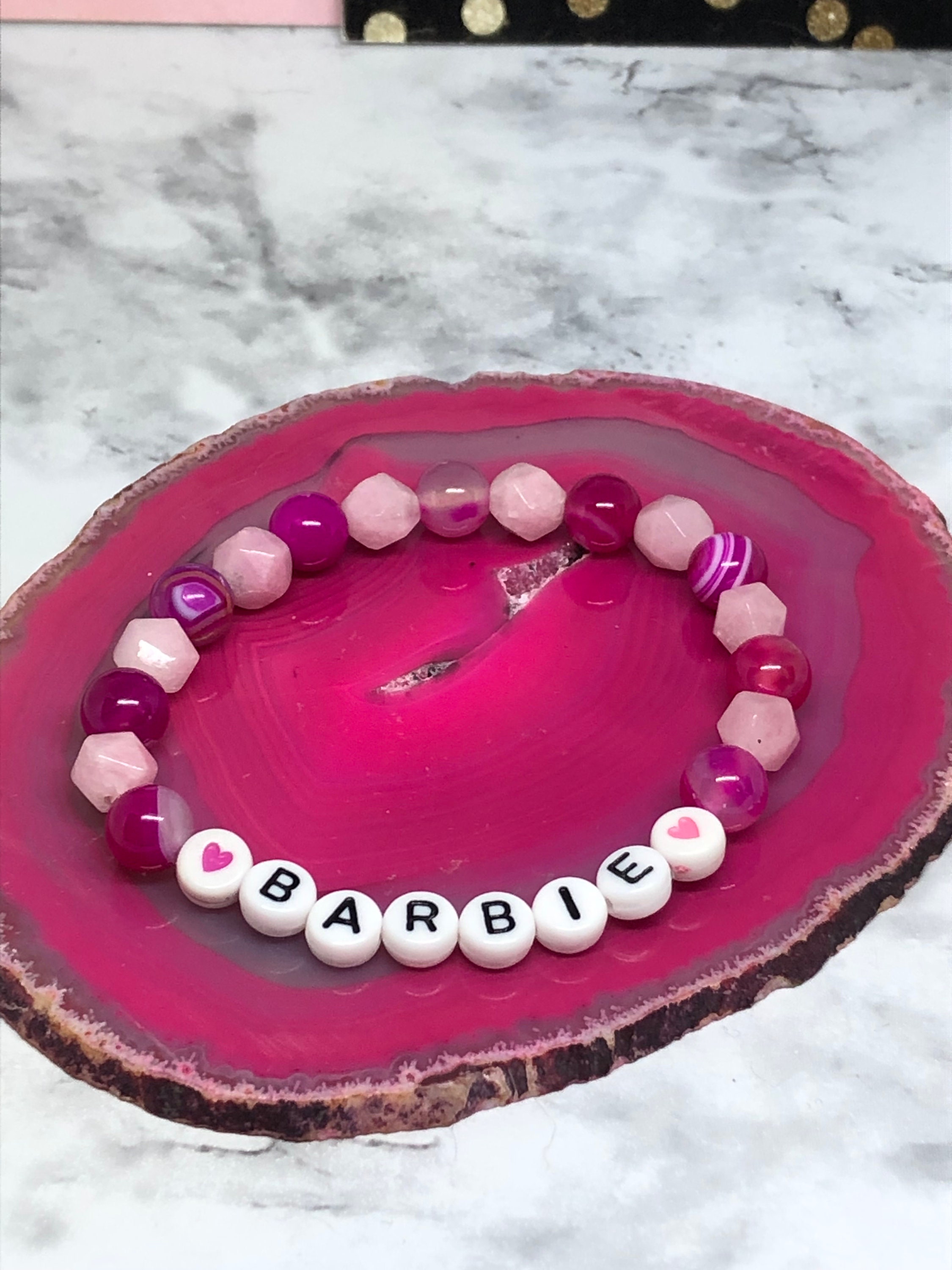 Barbie, Barbie Bracelet, Barbie Jewelry, Pink Bracelet, Pink Jewelry ...