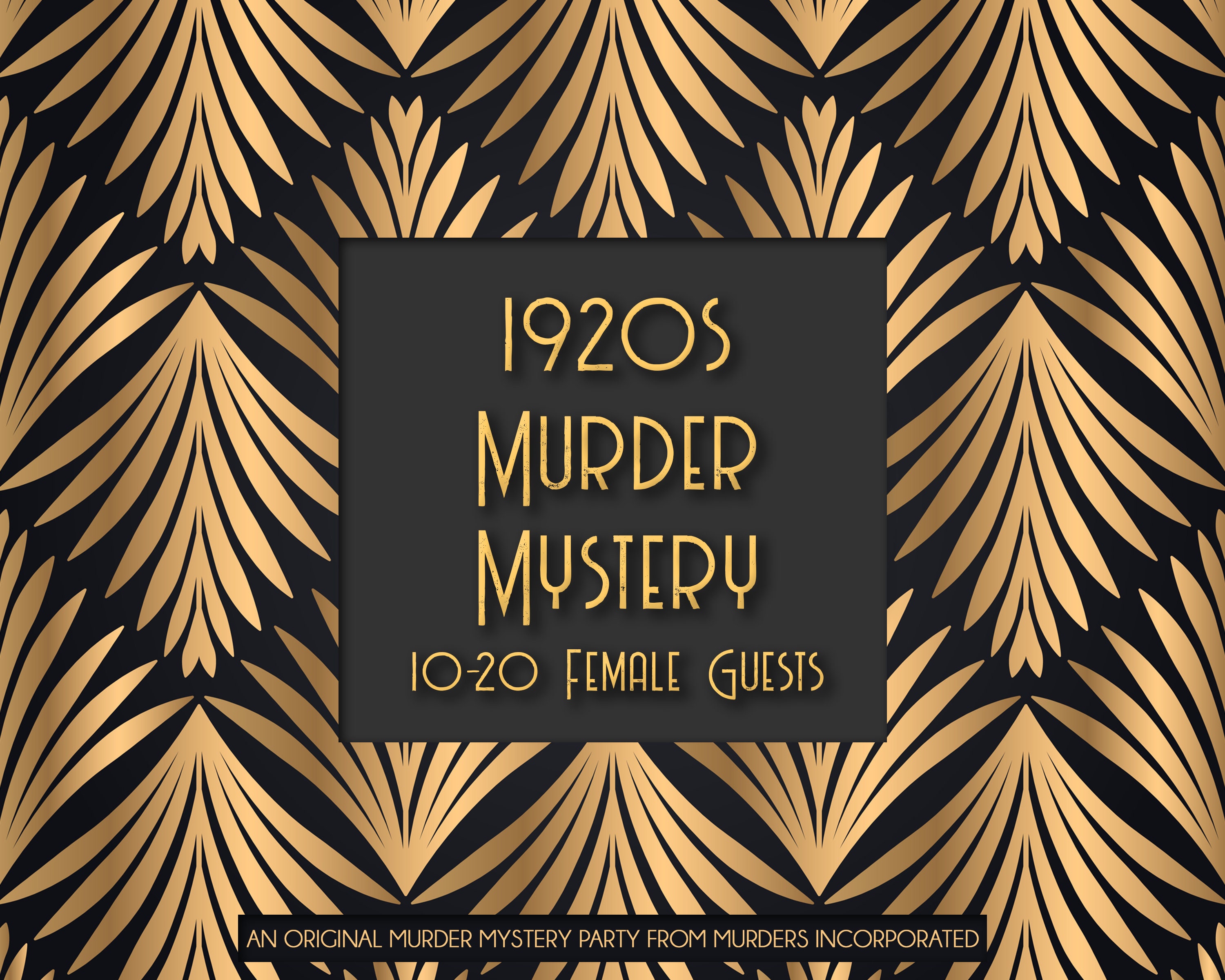 All Female 10-20 Characters 1920s Speakeasy Murder Mystery - Etsy