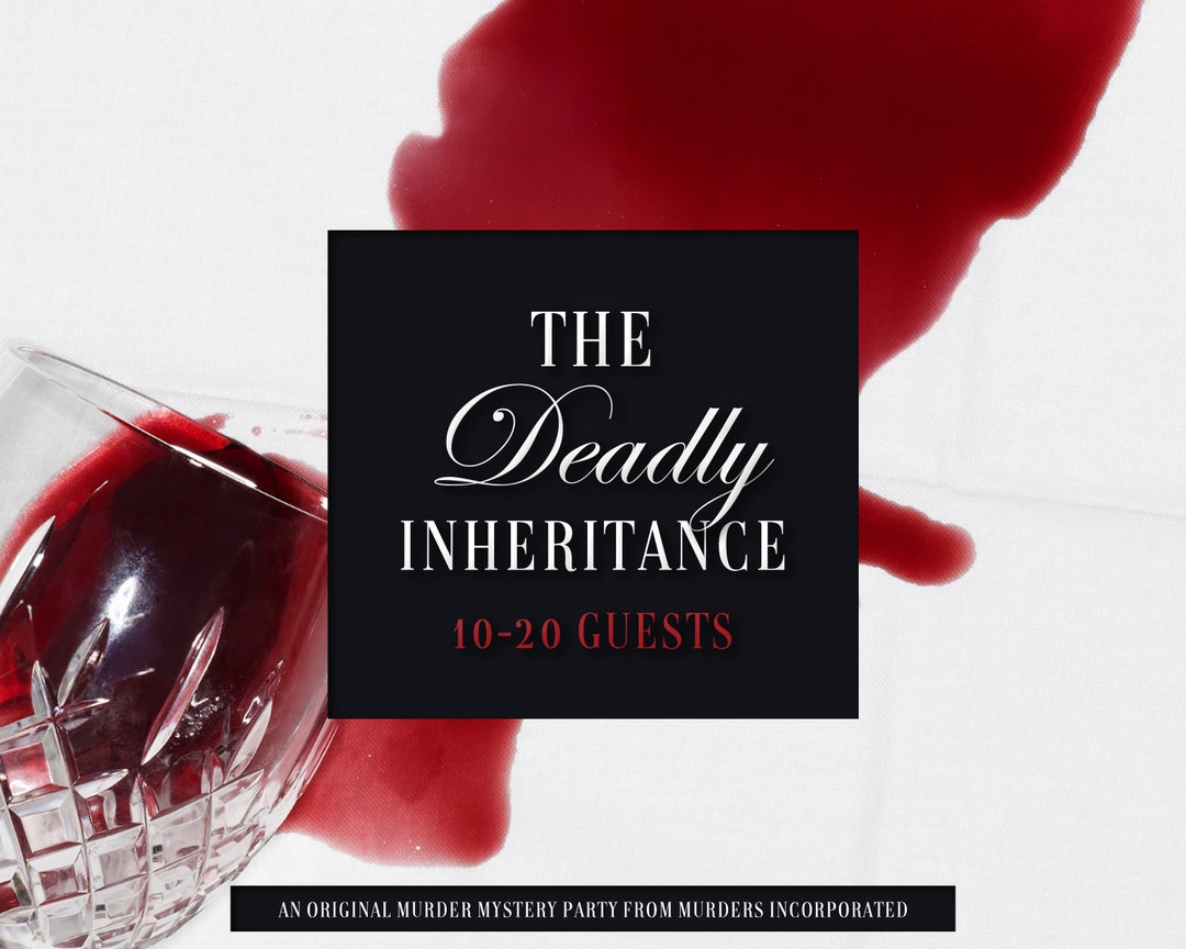 10-20 Characters - the Deadly Inheritance (all New Storyline and Redesign) - PDF Download - Etsy