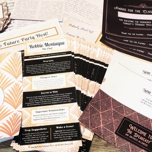 5-9 Characters | 1920s Speakeasy Murder Mystery Party | PDF Version - Etsy