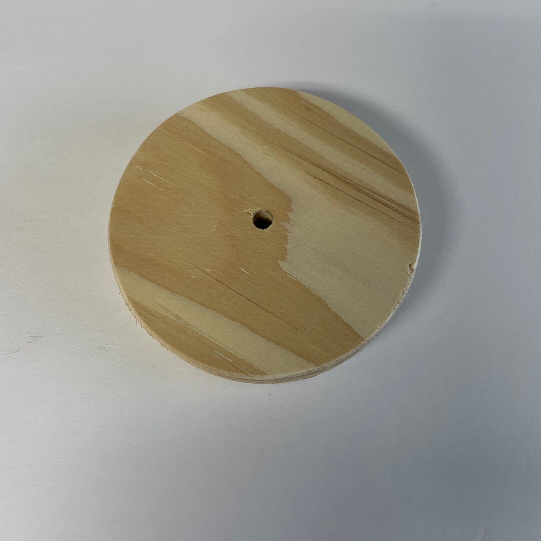 36 Solid Wood Rounds for Crafting, Ready to Ship Wooden Wheels, Free ...