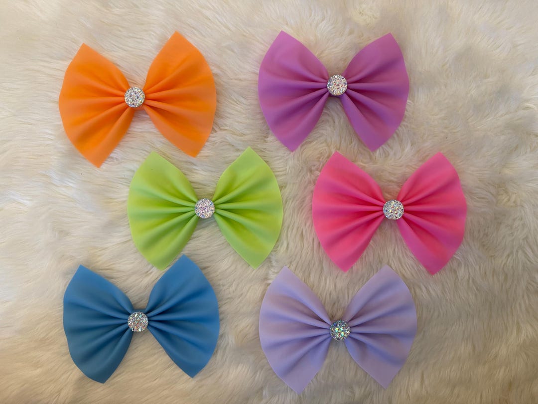 Swim Bow, Pool Bow, Waterproof Bow, Beach Bow, Boutique Hair Bow, Water ...