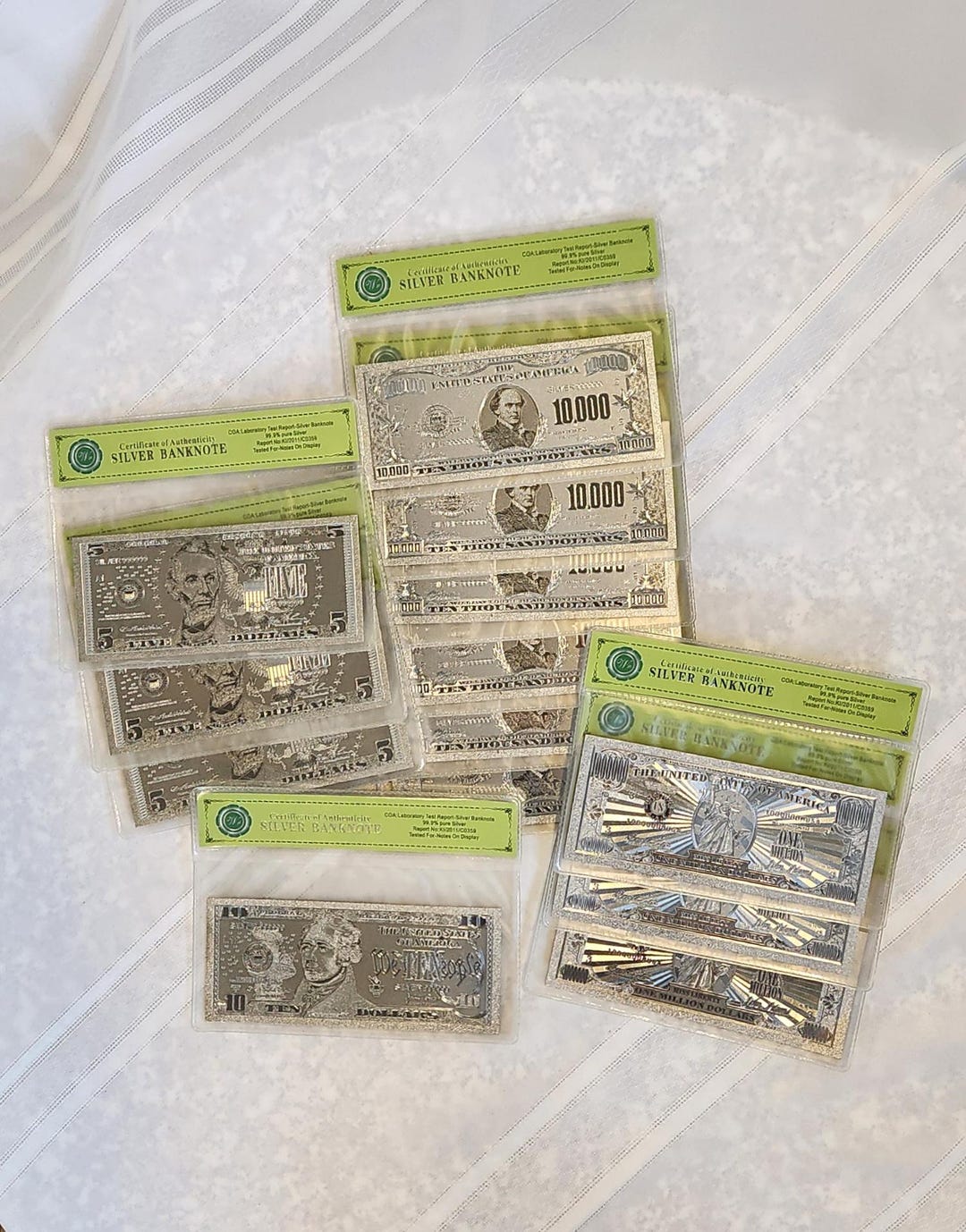 WR Silver Banknotes 13 Total, Various Denominations - Etsy