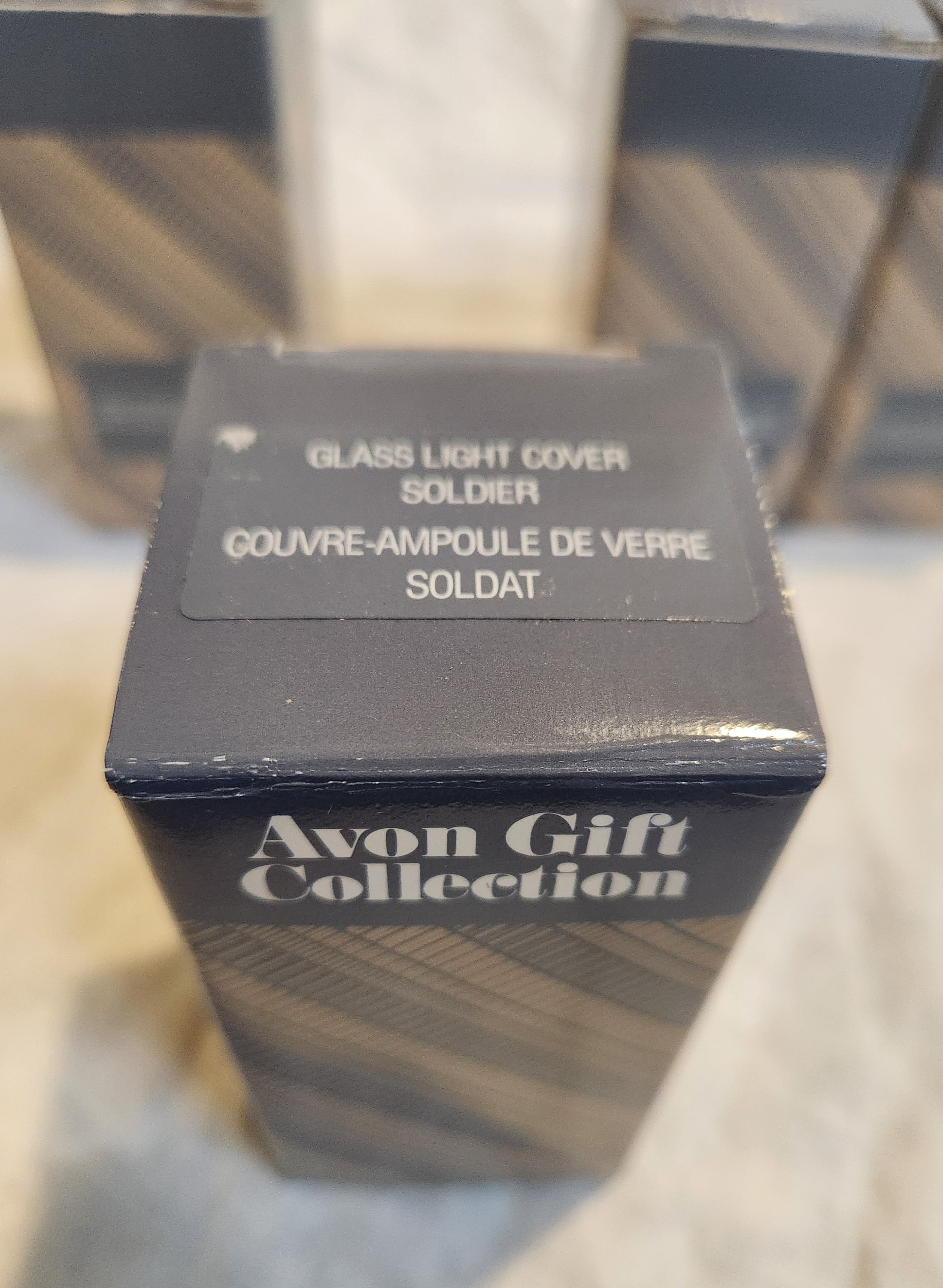 Avon Glass Christmas Light Covers Soldier From Avon Gift Collection ...