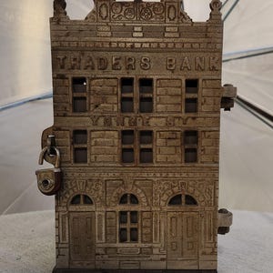 1891 Antique Cast Iron Savings Bank From Traders Bank in Toronto - Etsy
