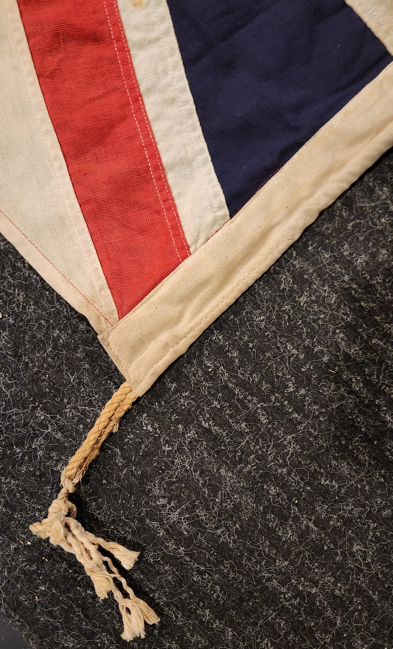 Antique Union Jack Flag Almost 3' X 6' - Etsy