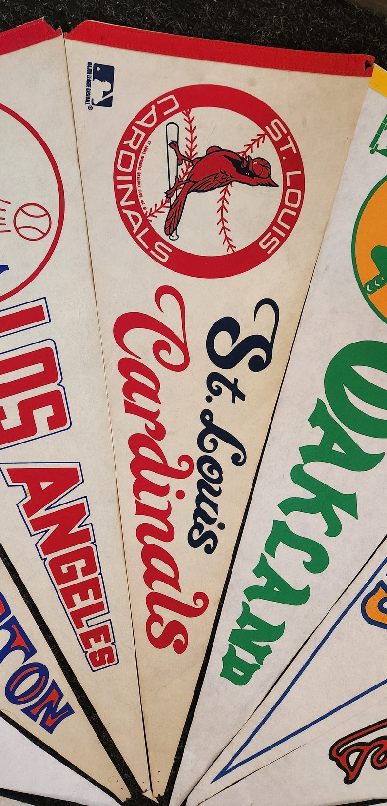 24 Vintage Major League Baseball Pennants - Etsy