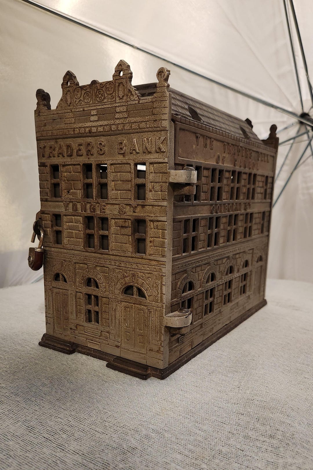 1891 Antique Cast Iron Savings Bank From Traders Bank in Toronto - Etsy