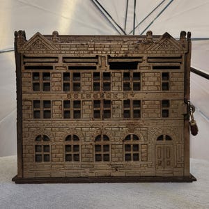 1891 Antique Cast Iron Savings Bank From Traders Bank in Toronto - Etsy