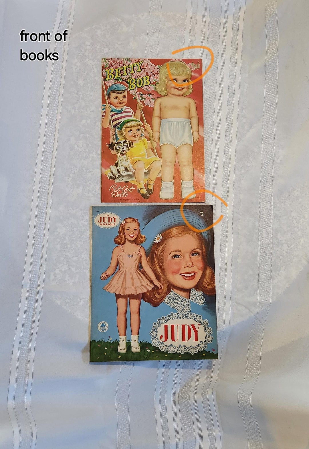 Vintage Uncut Paper Doll Books – Betty and Bob 1948, Judy Paper Dolls ...